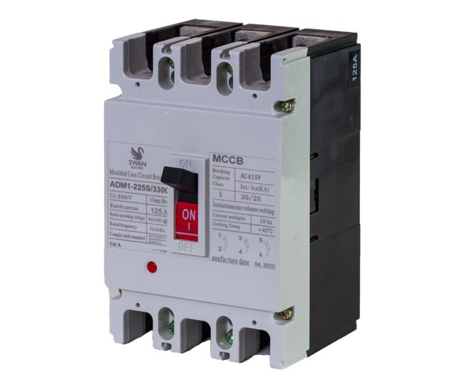 MCCB-ADM1-225S3225 - MCCB / CIRCUIT BREAKER 225A 3P 25KA