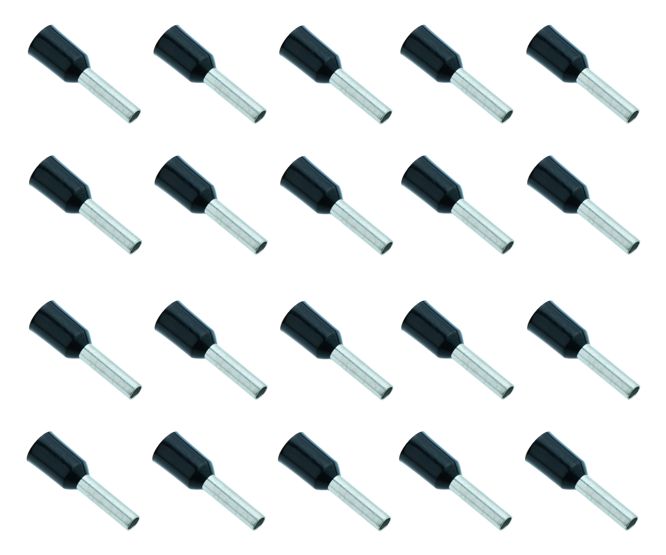 005765 - BOOTLACE FERRULE 1.5mm BLACK 100pc