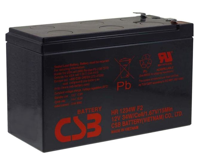HR1234W F2 - SEALED LEAD ACID BATTERY 12V 8.5A