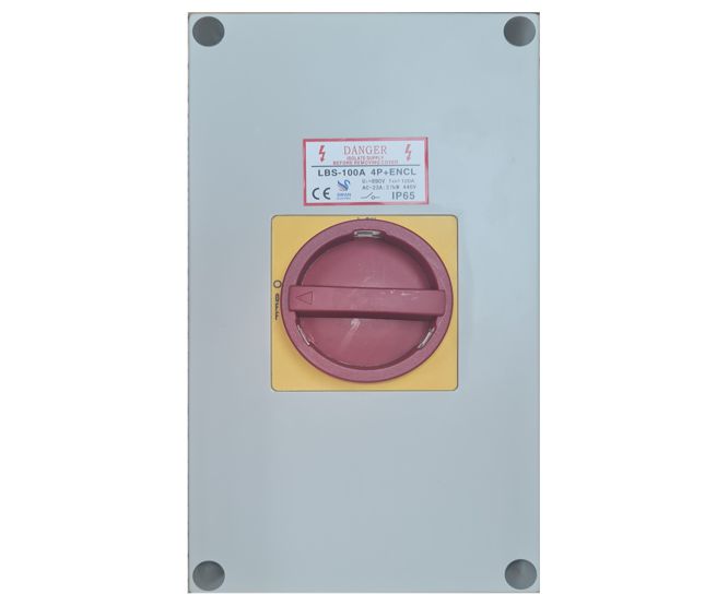 LBS-100A-4P+ENCL - ENCLOSED LOAD BREAK / ISOLATOR SWITCH 100A 4P