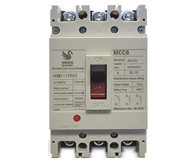 MCCB-ADM1-250S3160 - MCCB / CIRCUIT BREAKER 3P 160A 25KA